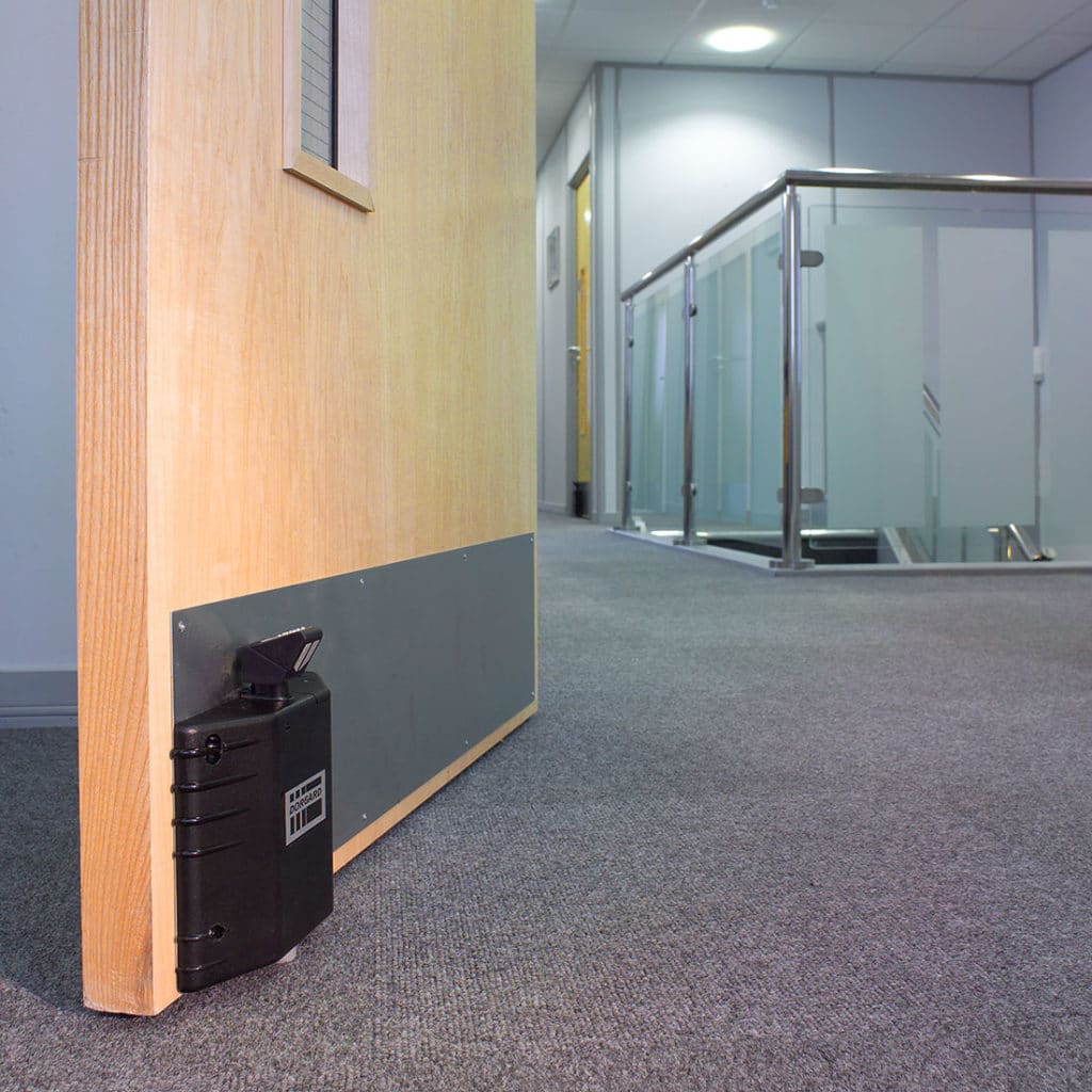 Dorgard Fire Door Hold Open Device - White | Door Guard Dorgard Fire Door Hold Open Device - White | Door Guard