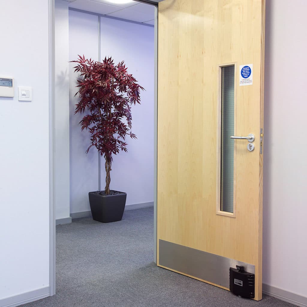 Dorgard Fire Door Hold Open Device - White | Door Guard